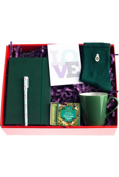 Kutuluyo Şık Yeşil Hediye Kutusu