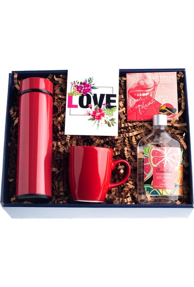 Kutuluyo Kırmızı Aşk Hediye Kutusu