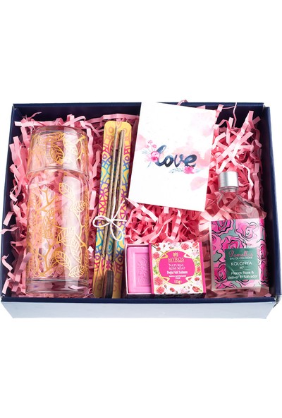 Kutuluyo Pembe Kokular Hediye Kutusu