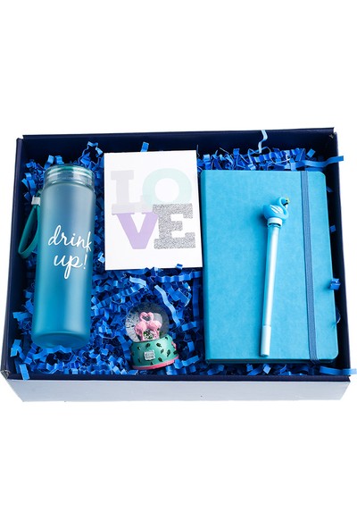 Kutuluyo Mavi Love Hediye Kutusu