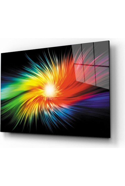 idealizbiz Soyut Cam Tablo