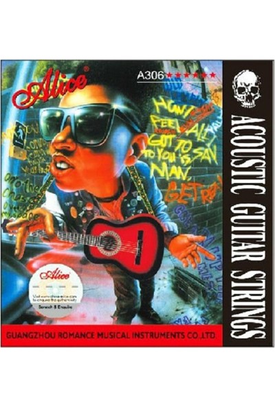 Alice A306XL-1 Akustik Gitar ‘mi' Tek Tel