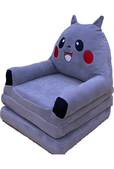 Avm Trendi Portatif Çocuk Koltuğu 0-6 Yaş Füme Pikachu PS3727 Avm Trendi Portatif Çocuk Koltuğu 0-6 Yaş Füme Pikachu PS3727