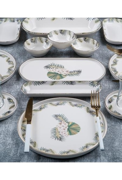 Acar Porselen Arizona 31 Parça Kahvaltı Takımı Xsh-21-0328/1