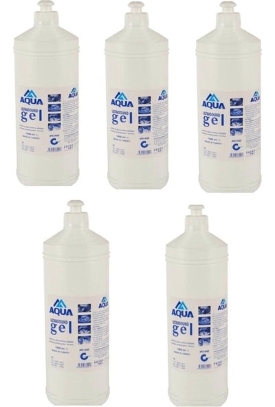 Aqua Ekg - Ultrason Jeli 1000 ml 5li Aqua Ekg - Ultrason Jeli 1000 ml 5li