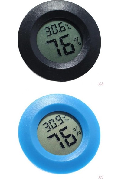 Kesoto 6x Sürüngen Tankı Termometre Nem Higrometre Pet Sürüngen Kaplumbağa Tankı (Yurt Dışından) Kesoto 6x Sürüngen Tankı Termometre Nem Higrometre Pet Sürüngen Kaplumbağa Tankı (Yurt Dışından)