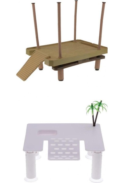 2x Sürüngen Kaplumbağa Basking Pier Dock Yüzer Platform Rampa Merdiven Akvaryum (Yurt Dışından) 2x Sürüngen Kaplumbağa Basking Pier Dock Yüzer Platform Rampa Merdiven Akvaryum (Yurt Dışından)