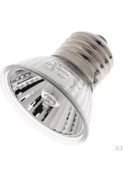Kesoto 3 Adet 50 W E27 Uva + Uvb Ampul Sürüngen Isı Yeminli Brooder Isıtıcı Lambası (Yurt Dışından) Kesoto 3 Adet 50 W E27 Uva + Uvb Ampul Sürüngen Isı Yeminli Brooder Isıtıcı Lambası (Yurt Dışından)