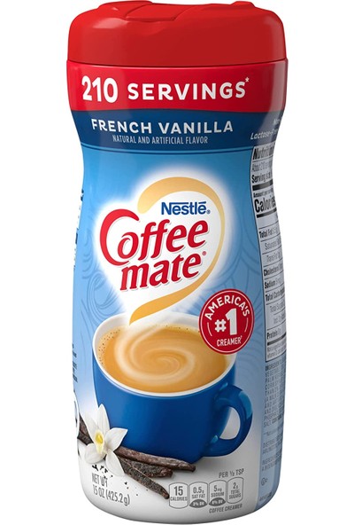 Nestle Coffee Mate French Vanilla 210 Servings 425.2 G Nestle Coffee Mate French Vanilla 210 Servings 425.2 G