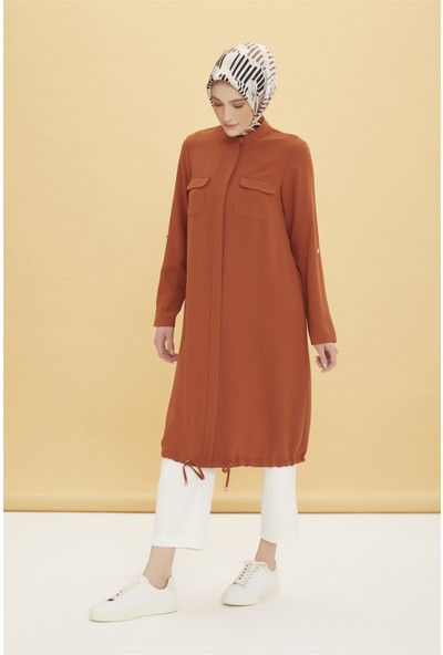 Armine Cepli Spor Tunik 21K4359 Tarçın