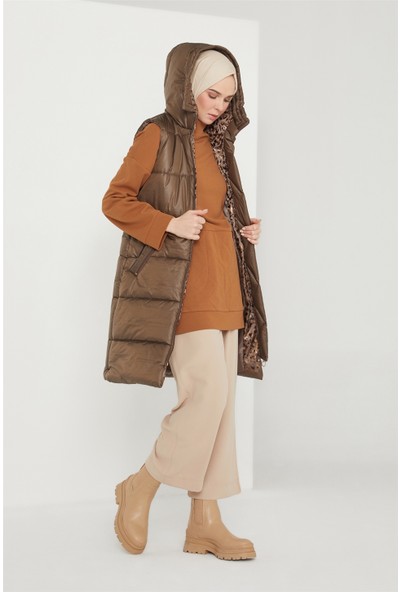 Armine Yelek 21KD2505 Haki