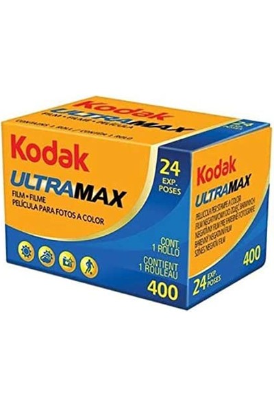 Kodak Ultramax 400 Renk Negatif Film 35MM-24 Kodak Ultramax 400 Renk Negatif Film 35MM-24
