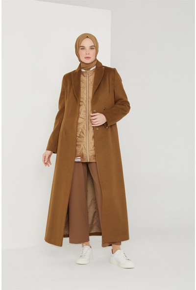 Armine Slim Pensli Klasik Kaban 21K7405 Kahverengi