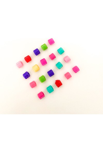 İcurly 20'li Renkli Saç Örgü Boncuğu