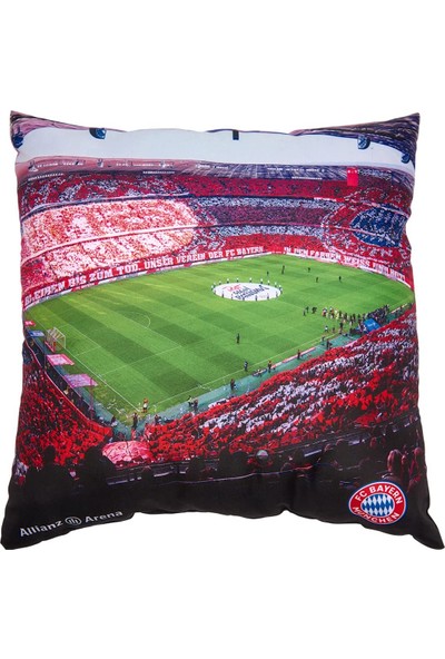 Fc FCB Bayern Münih Allianz Arena Dekoratif Yastık Orijinal Lisanslı Kırlent