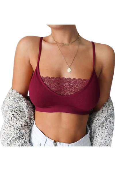 Vandor Girls Kadın Dantel Bandeau İç Çamaşırı (Yurt Dışından) Vandor Girls Kadın Dantel Bandeau İç Çamaşırı (Yurt Dışından)