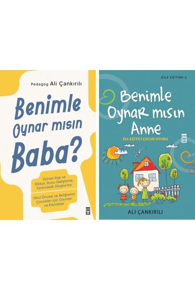 Timaş Yayınları Ali Çankırılı 2 Kitap Set / Benimle Oynar Mısın Baba - Benimle Oynar Mısın Anne Timaş Yayınları Ali Çankırılı 2 Kitap Set / Benimle Oynar Mısın Baba - Benimle Oynar Mısın Anne