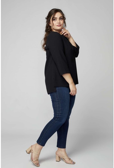 Moda Berray 71933 Lacivert Yanı Taşlı Esnek Büyük Beden Kot Pantolon Moda Berray 71933 Lacivert Yanı Taşlı Esnek Büyük Beden Kot Pantolon