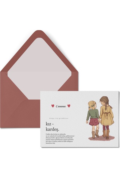 Hrs Kartpostal Tebrik Kartı Zarf Dostluk Arkadaşlık Iyi Ki Varsın Aşk Seni Seviyorum Özledim