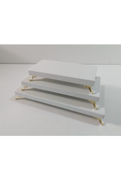 Elysee Kuvars Mermer 3'lü Sunumluk Gold Ayak Elysee Kuvars Mermer 3'lü Sunumluk Gold Ayak