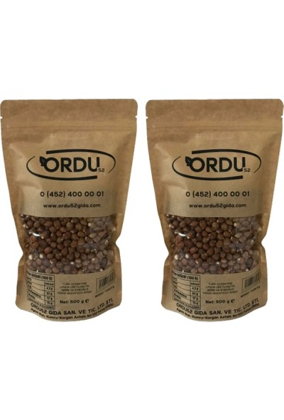 Ordu 52 Natural Kabuklu Fındık 1000 gr - 3 Adet