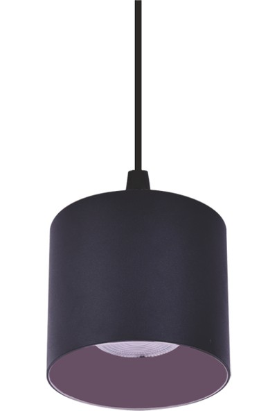 Dünya Led HS497/1-S 20W Sarkıt LED Downlıght Siyah Iç 6500K Beyaz Işık Beyaz Kasa Yüksek Lümen