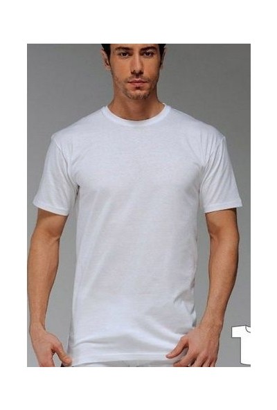 Çift Kaplan Yarım Kol Sıfır Yaka Erkek Fanila 947