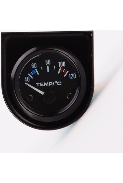 Ekran Araba Oto Dijital Mavi LED Su Sıcaklığı Sıcaklık LED Ölçer Seti