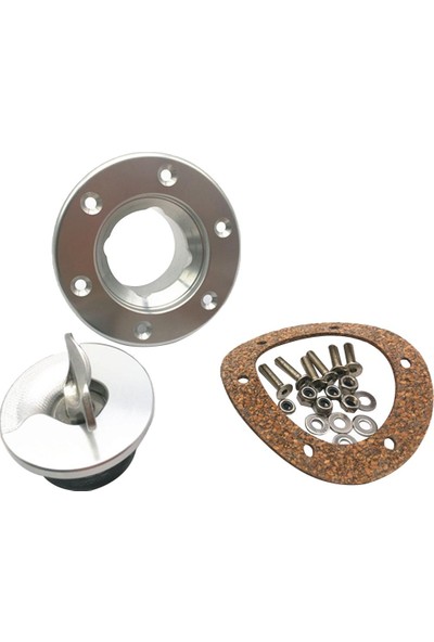 Paslanmaz Çelik Yakıt Doldurucu Boyun Pop-Up Gaz Kapağı ile Anodize