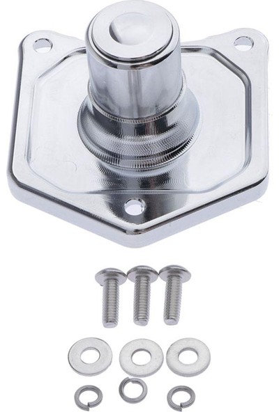 Harley 91-17 Için Gümüş Solenoid Push Button Starter Evo Twin Cam 17762
