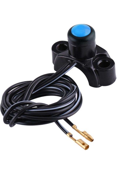 Motosiklet Atv 22MM Gidon Motor Kill Stop Başlat Düğmesi Anahtarı - Mavi Motosiklet Atv 22MM Gidon Motor Kill Stop Başlat Düğmesi Anahtarı - Mavi