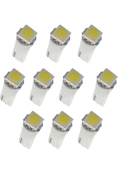10 Adet T5 5050 LED Araba Iç Dash / Metre / Okuma Kapı Adım Harita Işık Lambaları 10 Adet T5 5050 LED Araba Iç Dash / Metre / Okuma Kapı Adım Harita Işık Lambaları