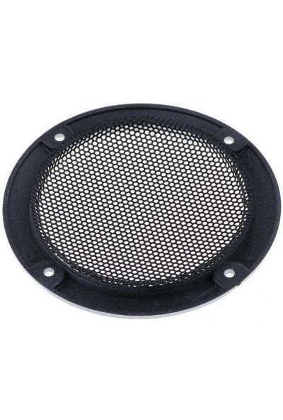 2x 3 Inç Ses Hoparlör Kapağı Dekoratif Daire Metal Mesh Izgara Siyah