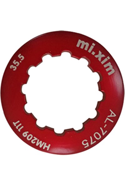 11 T Bisiklet Kaseti Kapak Frewheel Kilit Halkası Sabitleme Kapağı Volan Kırmızı