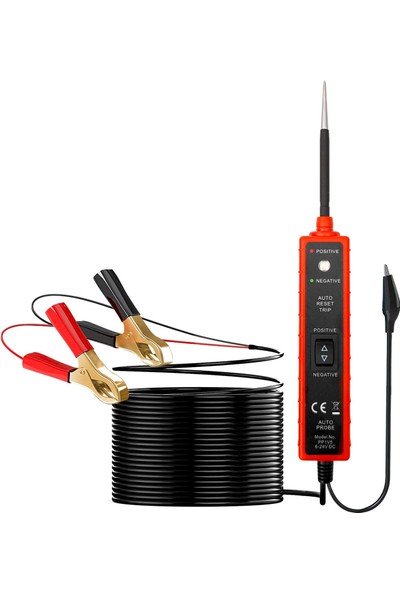 6-24 V Dc Güç Probu Araba Elektrikli Devre Test Cihazı Teşhis Aracı Pil Test Cihazı 6-24 V Dc Güç Probu Araba Elektrikli Devre Test Cihazı Teşhis Aracı Pil Test Cihazı