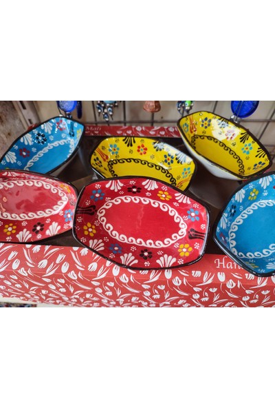 By Sanat Seramik Seramik 6 Li Kase Takımı