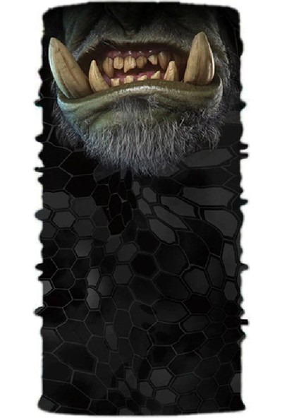 Knmaster Buff Gorilla Outdoor Bisiklet Çok Amaçlı Bandana Boyunluk Kafa Bandı