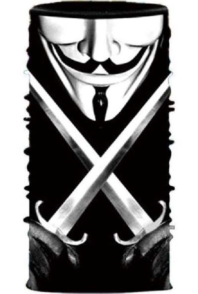 Knmaster Buff White Phantom Outdoor Bisiklet Çok Amaçlı Bandana Boyunluk Kafa Bandı Knmaster Buff White Phantom Outdoor Bisiklet Çok Amaçlı Bandana Boyunluk Kafa Bandı