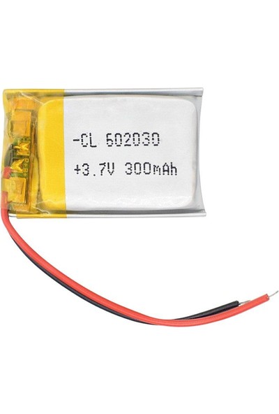 Electroon 3.7VOLT 300MAH Li-Ion 602030 Lityum Ciklet Polimer Pil Electroon 3.7VOLT 300MAH Li-Ion 602030 Lityum Ciklet Polimer Pil