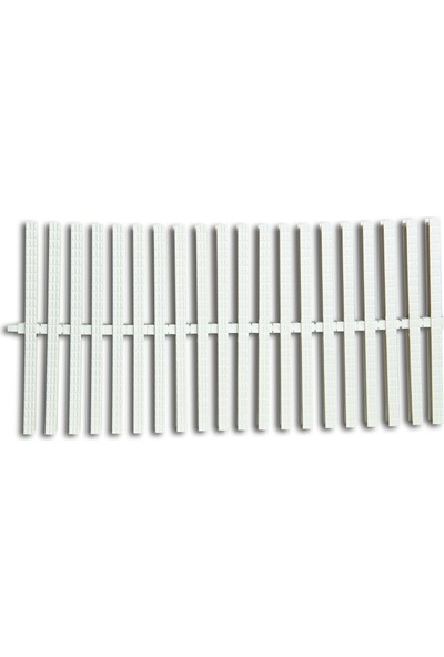 Water Fun Klasik Desen Havuz Kanal Izgarası 25 cm Tek Geçme (1 Metre) Overflow Gratings