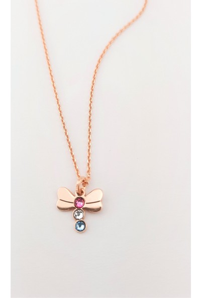 Besim Silver Yusufçuk Model Swarovski Taşlı Gümüş Kolye Besim Silver Yusufçuk Model Swarovski Taşlı Gümüş Kolye