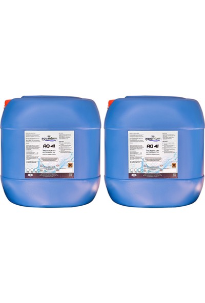 Aquantum 2 Adet Aquantum 30 kg (60 Kg) Hızlı Çöktürücü Sıvı - Liquid Flocculant Aquantum 2 Adet Aquantum 30 kg (60 Kg) Hızlı Çöktürücü Sıvı - Liquid Flocculant