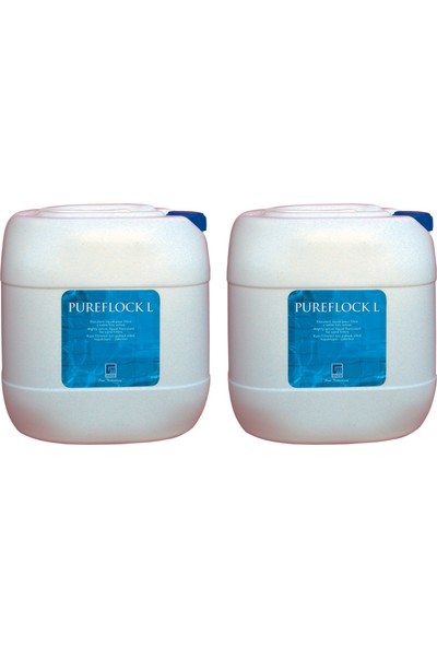 GEMAŞ 2 Adet Gemaş pureflock L 20 Lt (40 Lt) Sıvı Topaklayıcı - Çöktürücü - Liquid Flocculant GEMAŞ 2 Adet Gemaş pureflock L 20 Lt (40 Lt) Sıvı Topaklayıcı - Çöktürücü - Liquid Flocculant
