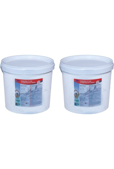 Deep Blue 35 kg Chlor Stabilize Triklor Tablet 200 gr %90 Klor - Chlorine Tablets Deep Blue 35 kg Chlor Stabilize Triklor Tablet 200 gr %90 Klor - Chlorine Tablets