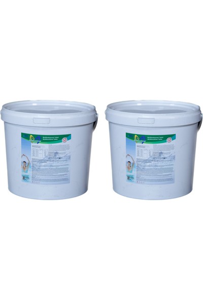 Deep Blue 2 Adet Deep Blue 20 kg (40 Kg) Multıfunctıonal Stabilize Triklor Multı Tablet 200 gr %90 Klor - Chlorine Tablets Deep Blue 2 Adet Deep Blue 20 kg (40 Kg) Multıfunctıonal Stabilize Triklor Multı Tablet 200 gr %90 Klor - Chlorine Tablets