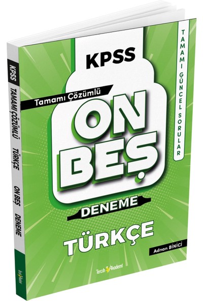 Tercih Akademi Kpss Onbeş Deneme Türkçe Tamamı Çözümlü