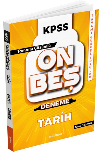 Tercih Akademi Kpss Onbeş Deneme Tarih Tamamı Çözümlü
