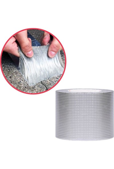 Evefix Yüksek Sıcaklık Dayanan Su Geçirmez Çatı Boru Duvar Çatlak Onarıcı Yapışkan Bant Folyo 5 cm Evefix Yüksek Sıcaklık Dayanan Su Geçirmez Çatı Boru Duvar Çatlak Onarıcı Yapışkan Bant Folyo 5 cm