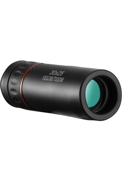 30X25 Mini Taşınabilir Optik Monoküler Teleskop Beyaz