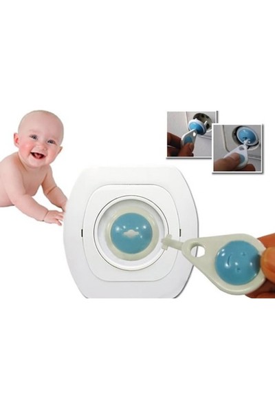 Esilay Shop Anahtarlı Çocuk Bebek Koruma Priz Kilidi (6 Adet) Esilay Shop Anahtarlı Çocuk Bebek Koruma Priz Kilidi (6 Adet)